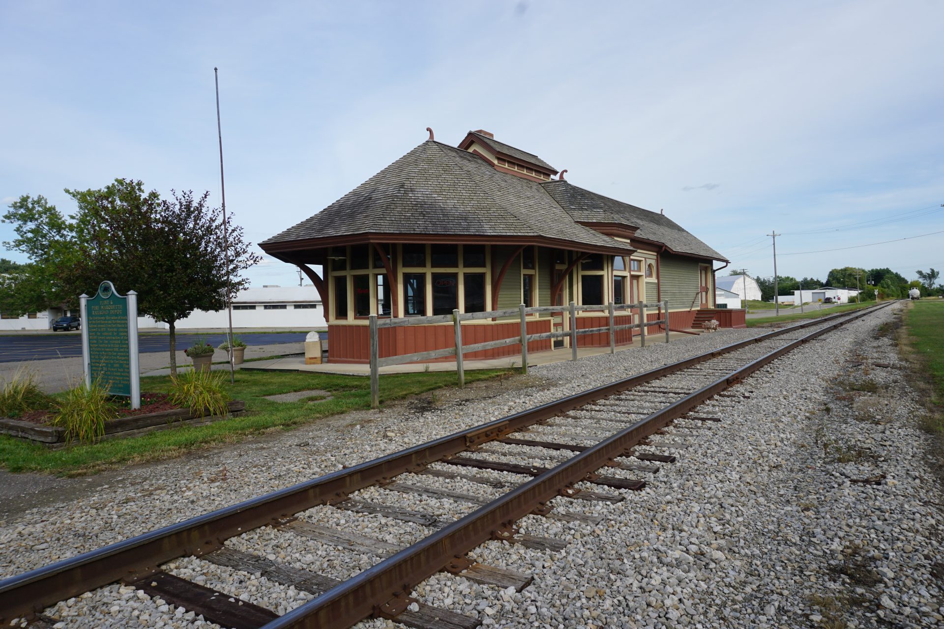 Marlette Train Depot - Beautifully Restored History