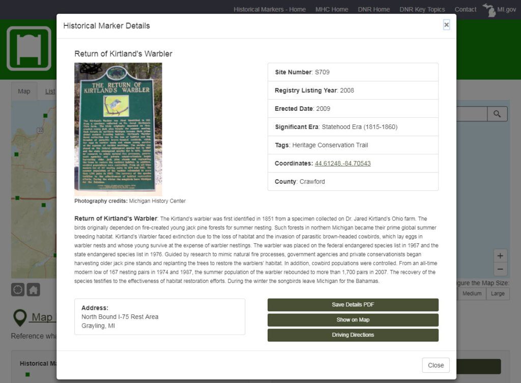 It's Easy To Find All 1,793 Michigan Historical Markers Across The State