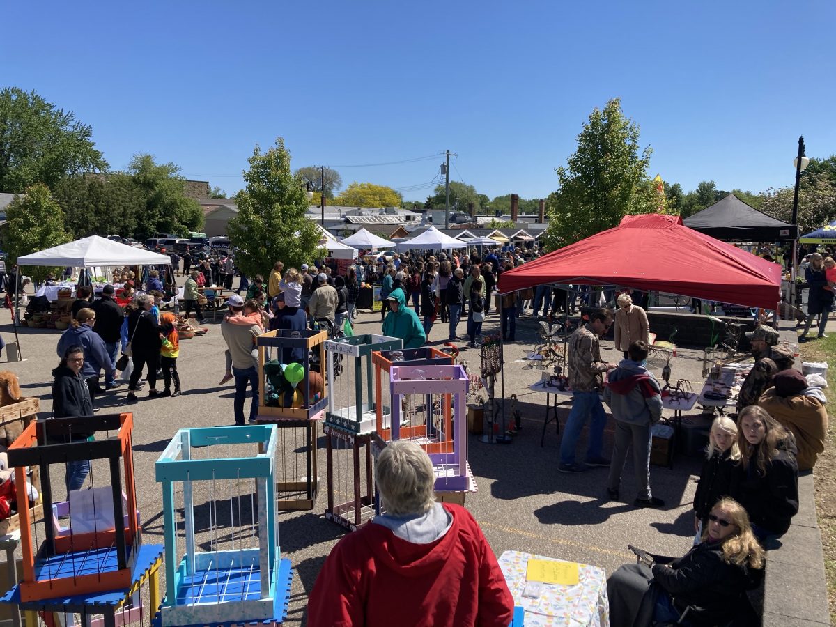 Big Crowds Explore Port Austin Farmers Market • Thumbwind