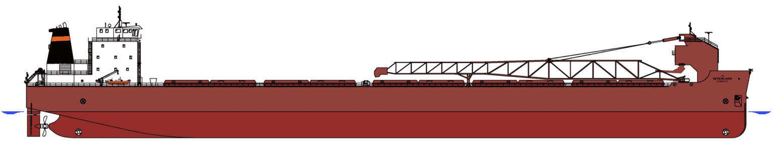 Interlake Steamship Launches First New Great Lakes Freighter Since The ...