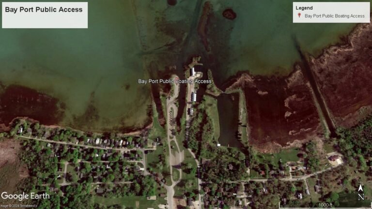 6 Great Spots For Shore Fishing On Saginaw Bay Near Bay Port, Michigan