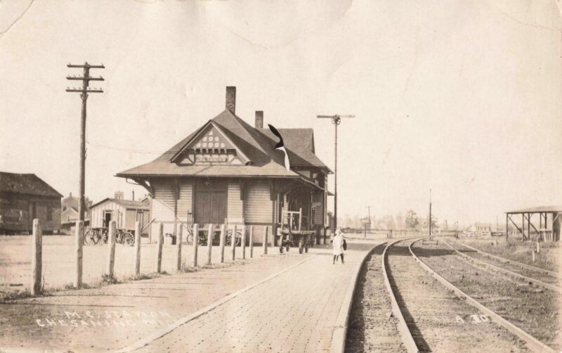 History Of Chesaning Michigan - Big Rock Beginnings